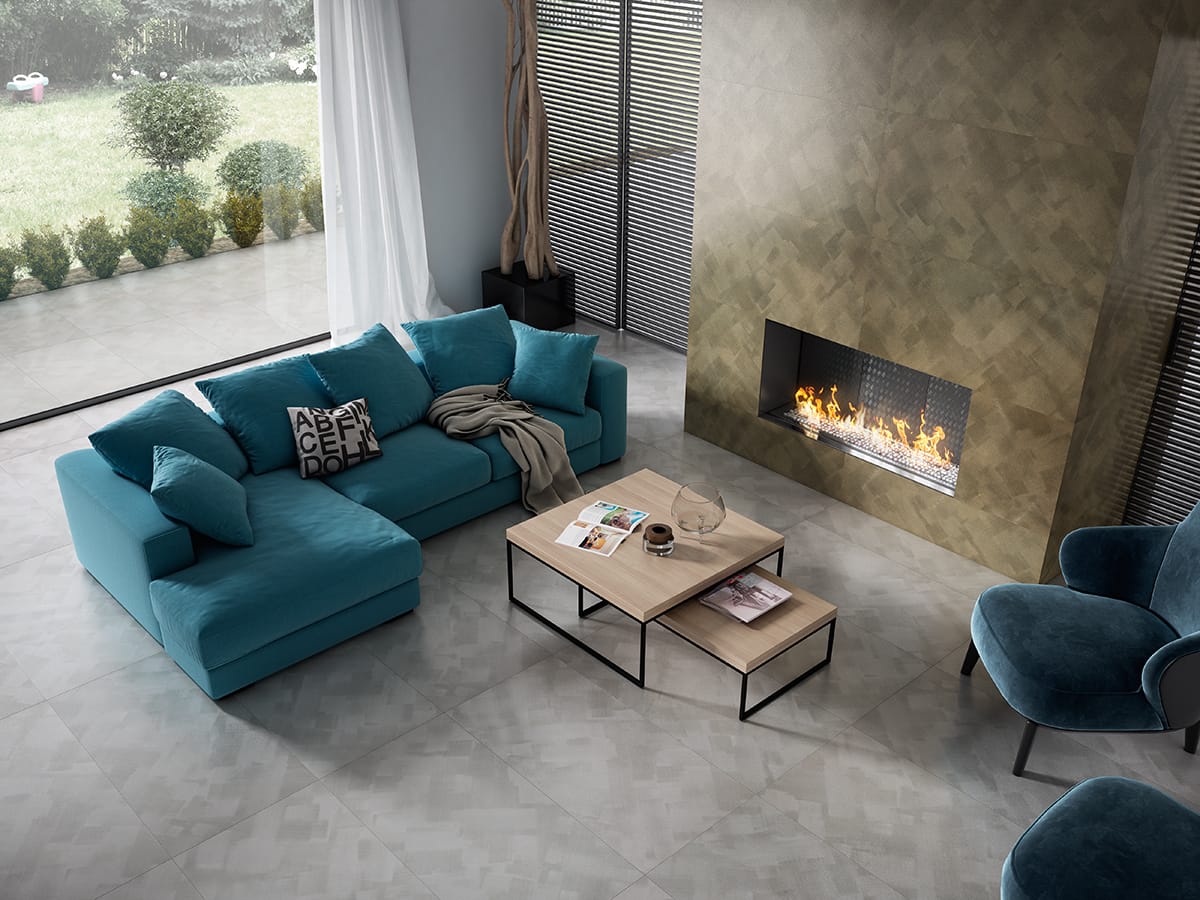 Gold porcelain tiles APAVISA