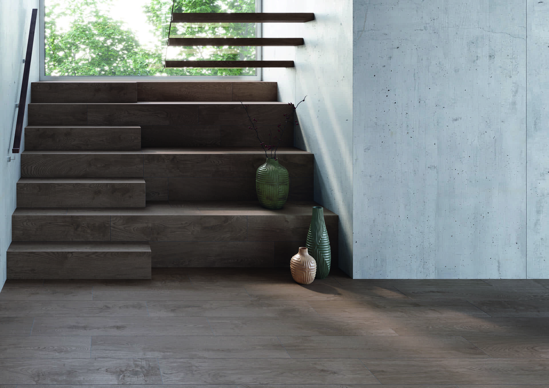 Brown porcelain tiles APAVISA